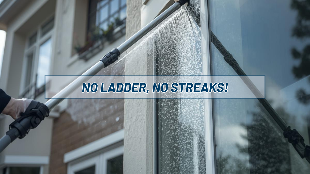 Clean High Windows Without a Ladder: A Step-by-Step Guide